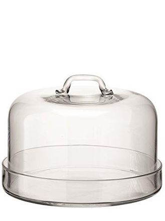 LSA International Serve Platte & Haube Ø24cm/Ø22cm Klar