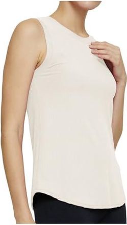 Generic D&eacute;bardeur dentra&icirc;nement sans manches pour femme - Pour sports d&eacute;t&eacute; - Solide - Ourlet incurv&eacute; - Fluide - Style athl&eacute;tique - D&eacute;contract&eacute; - Tendance - Co