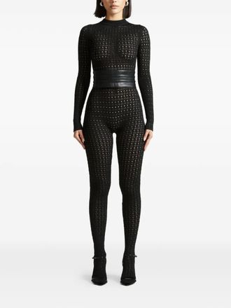 Manière De Voir combinaison ceinturée Chantal à manches longues - Noir