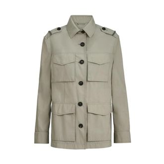 Brunello Cucinelli Damen, Jacken, Gr&uuml;n, LGr&ouml;&szlig;e