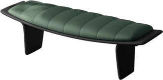 Generic Eingangsbank mit Verstärktem Metallrahmen Belastbar Bis 300 Kg Hochelastische Füllung Hochwertige Lederummantelung für Schlafzimmer, Wohnzimmer und Ba