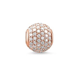 Thomas Sabo Ros&eacute;gold Charm Anh&auml;nger mit Zirkonia - - Accessories - Damen - Mehrfarbig - ONE SIZE