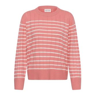 Part Two Rundhals-Strickware - - Knitwear - Damen - Rosa - L