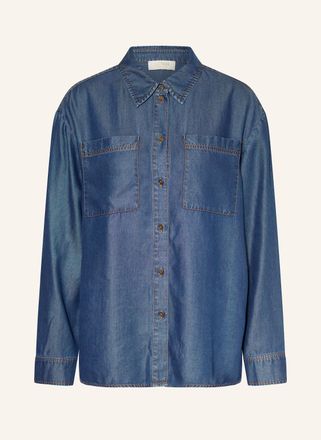 Cat Noir Catnoir Hemdbluse In Jeansoptik blau