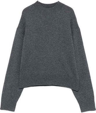 Pinko Rundhalspullover - Grau