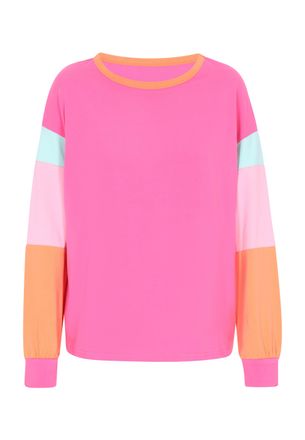 Mymo Bluse Frauen Fuchsiarosa