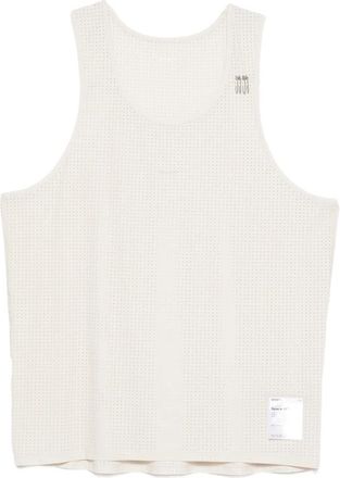 SATISFY Pierced-detail Sleeveless T-shirt