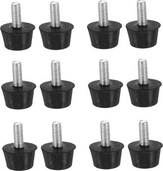 OSALADI 12stücke Möbel-nivellierfüße Verstellbar Mit Gummiboden Für Tische Stühle Schränke rutschfest Bodenschonend Höhenverstellbare Möbelbeinstabilisatoren