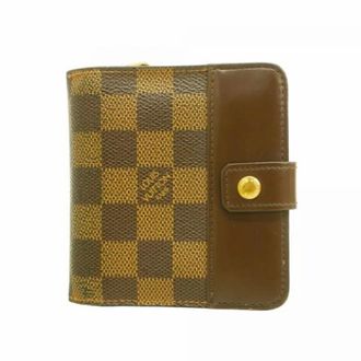 Louis Vuitton unisex, Pre-owned, Brun, Taille: ONE Size Portefeuille en tissu Pre-owned