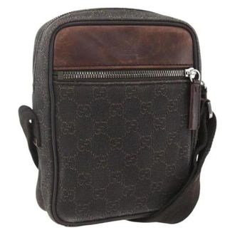 Gucci Sac bandouli&egrave;re vintage Pre-owned - Femme - Pre-owned - Brun - Taille: ONE Size