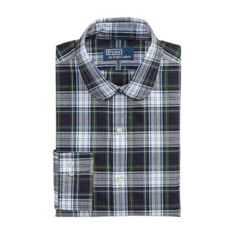 Ralph Lauren Homme, Chemises, Multicolore, Taille: XL Chemise en Coton &agrave; Carreaux Coupe Ajust&eacute;e Custom Fit