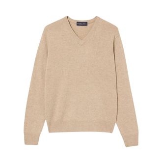 Brooks Brothers Herren, Strickwaren, Beige, SGröße