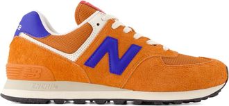 New Balance baskets en daim 574 à logo - Orange