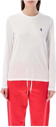 Polo Ralph Lauren Femme, Tops, Blanc, Taille: 44 FR Long Sleeve Hauts