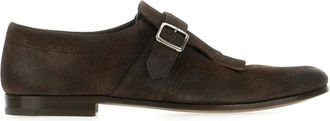 Churchs Homme, Chaussures, Brun, Taille: 44 EU Chaussures Monk &agrave; Boucle et Franges