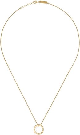 Maison Margiela Femme, Accessoires, Jaune, Taille: ONE Size Number Logo Ring Necklace