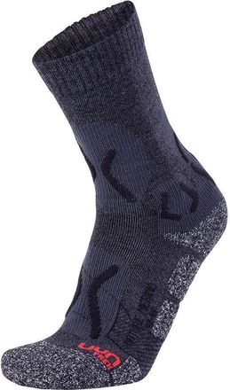 UYN Herren Socke Trekking Nature Merino Socke, Anthracite/Black, 42/44, S100101