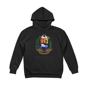 Generic Sweat &Agrave; Capuche Venezuela Embl&egrave;me National pour Hommes Adultes Et Adolescents Doublure Polaire Sweatshirt pour Patriotes Hoodie Hommes Femmes Pull &Agrave; C
