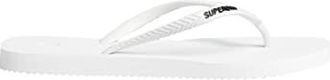 Superdry Tongs vintage classiques pour femme, blanc, taille S, Blanc., Small