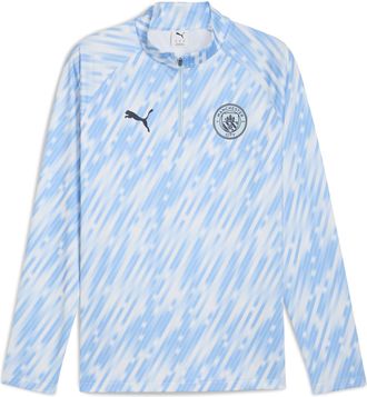 Puma Manchester City Aufw&auml;rmtop Herren, Accessoires, Blau, 3XL