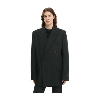 1989 STUDIO Gr&uuml;ne Doppelreiher Jacke - - Jackets - Damen - Gr&uuml;n - M
