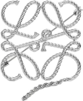 Loewe Broche Anagram textur&eacute;e