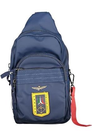 Aeronautica Borsello Monospalla Tozzo Frecce AM342-Blu