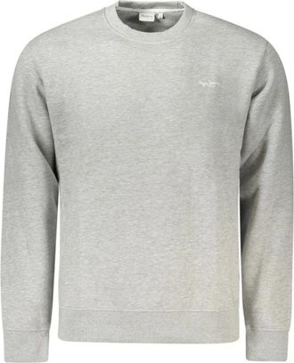 Pepe Jeans London Homme, Sweatshirts et sweats &agrave; capuche, Gris, Taille: 2XL Pull Homme Gris en Coton Macbeth