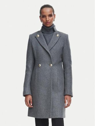 Rinascimento Rinascimento Wollmantel CFC0131081003 Grau Regular Fit