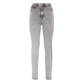 Philipp Plein Super High Waist Jegging - - Jeans - Damen - Grau - W26