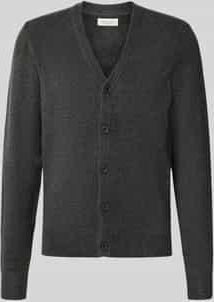 Casual Friday Slim Fit Strickjacke mit V-Ausschnitt Modell Heine