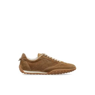 Tod's Femme, Chaussures, Brun, Taille: 39 1/2 EU Chaussures de sport en cuir