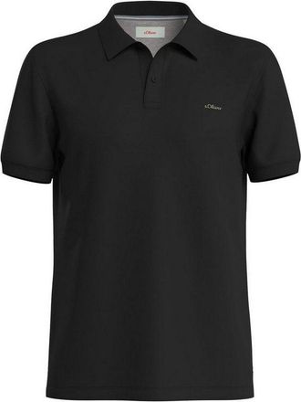 s.Oliver Poloshirt Poloshirt kurzarm, Piqué, Kragen, Knöpfe