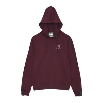 John Richmond Homme, Sweatshirts et sweats &agrave; capuche, Violet, Taille: 2XL Basic Cotton Sweat &agrave; capuche