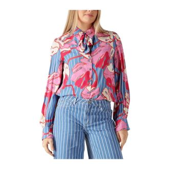Pom Amsterdam Damen, Blusen & Hemden, Mehrfarbig, XSGr&ouml;&szlig;e
