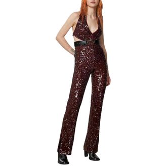 Patrizia Pepe Femme, Combinaisons et Ensembles, Rouge, Taille: 38 FR Martian Jumpsuit