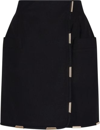 Genny Femme, Jupes, Noir, Taille: 36 FR Short Skirts