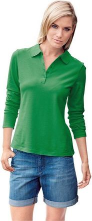 Heine T-Shirt Langarm-Poloshirt