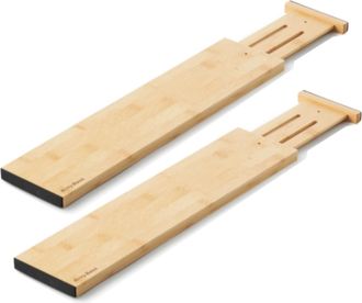 Betty Bossi Schubladen-Unterteiler, 10 cm hoch - 2 Stück - Individuell einstellbar: für alle gängigen Schubladentiefen geeignet - Kein Zerkratzen, kein Verrutsche