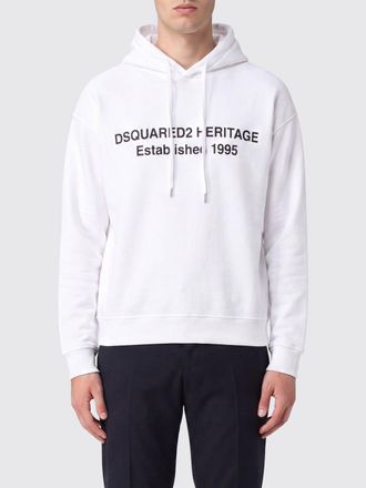 Dsquared2 Sweat &agrave; capuche en coton avec logo contrastant