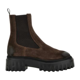 Hogan Braune flache Schuhe f&uuml;r Frauen - - Shoes - Damen - Braun - 36 1/2 EU