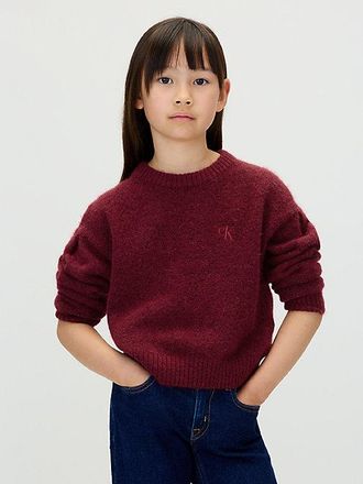Calvin Klein Flauschiger Pullover - Raspberry Chocolate - M&auml;dchen - 10 Jahre (140 cm)