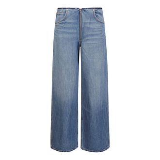 Alexander Wang Surge Low Rise Wide Leg Jeans - - Jeans - Damen - Blau - W27