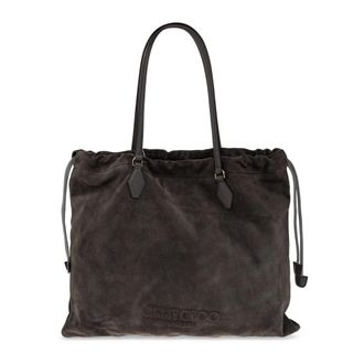 Jimmy Choo London Drawstring Tote Large - - Bags - Damen - Grau - ONE SIZE