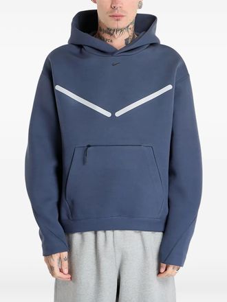 Nike hoodie &agrave; d&eacute;tails r&eacute;fl&eacute;chissants - Bleu