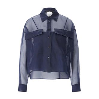 Max Mara Colomba Bluse - - Blouses & Shirts - Damen - Blau - XS
