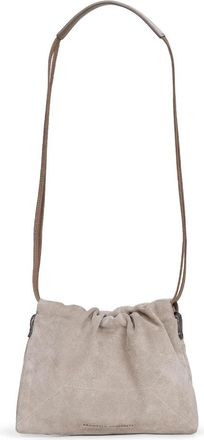 Brunello Cucinelli Femme, Sacs, Blanc, Taille: ONE Size BC Duo Pouch Bag
