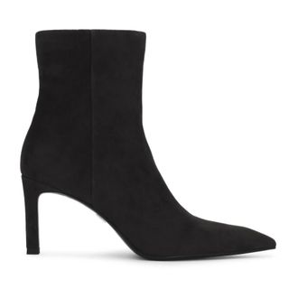 Kazar Kazar Wildlederstiefeletten in Schwarz mit spitzer Zehenpartie - - Shoes - Damen - Schwarzk - 38 EU