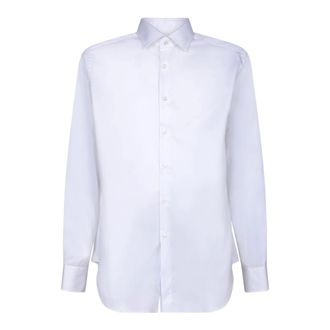 Dell'Oglio Homme, Chemises, Blanc, Taille: 4XL T-shirts & Polos Blancs &Eacute;l&eacute;gante Mise &agrave; Niveau