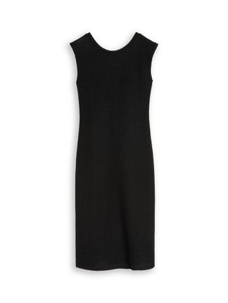 Tom Tailor Sommerkleid Kleider & Jumpsuits Fitted Jacquard Midi-Kleid